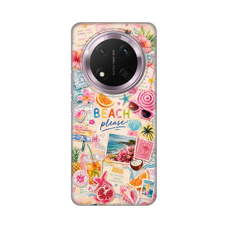 Maska Silikonska Print Skin za Honor Magic 7 Lite Beach Please