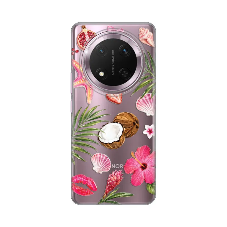 Maska Silikonska Print za Honor Magic 7 Lite Coconut Paradise