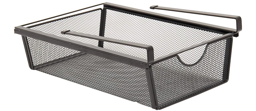 Korpa za odlaganje za ispod police Spacy 25x36,7x12,4cm crna