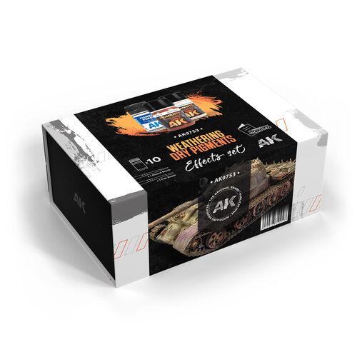 NEW! AK-Interactive 9753 Weathering Dry Pigments