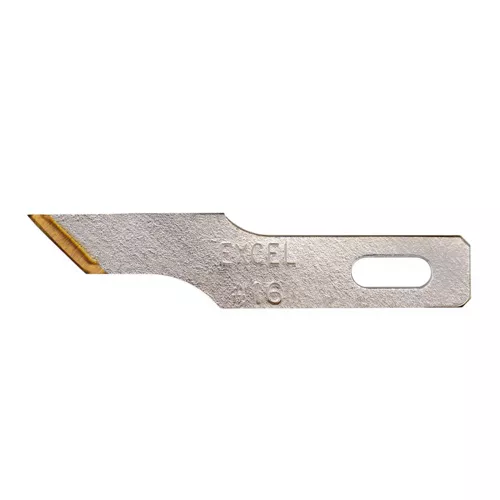 NEW! Excel Hobby Tools 20416 No.16 Titanium Nitride Coated Stencil Edge Blade (5 pcs)