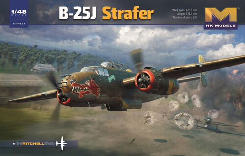 NEW! HK Models 01F009 North American B-25 J Strafer