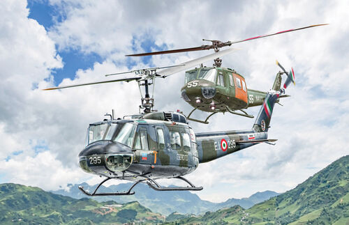 NEW! Italeri 2845 Agusta-Bell AB-205 / Bell UH-1D - SAR (6 Decals Option)