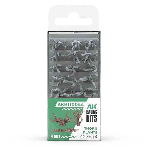 NEW! AK-Interactive AKBIT0044 Thorns Plants (18 pcs / 3D-Printed)
