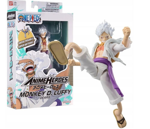 NEW! Bandai AH37054 Anime Heroes One Piece Monkey D. Luffy Gear 5