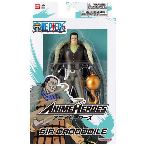 NEW! Bandai AH37055 Anime Heroes One Piece Sir Crocodile