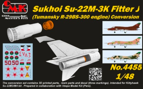 CMK K4455 Su-22M-3K Fitter L - Conversion (for Kitty Hawk Kits)