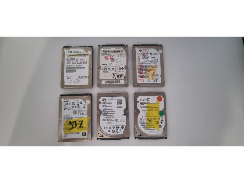 6 x hdd 2.5 inca nisu 100% helth