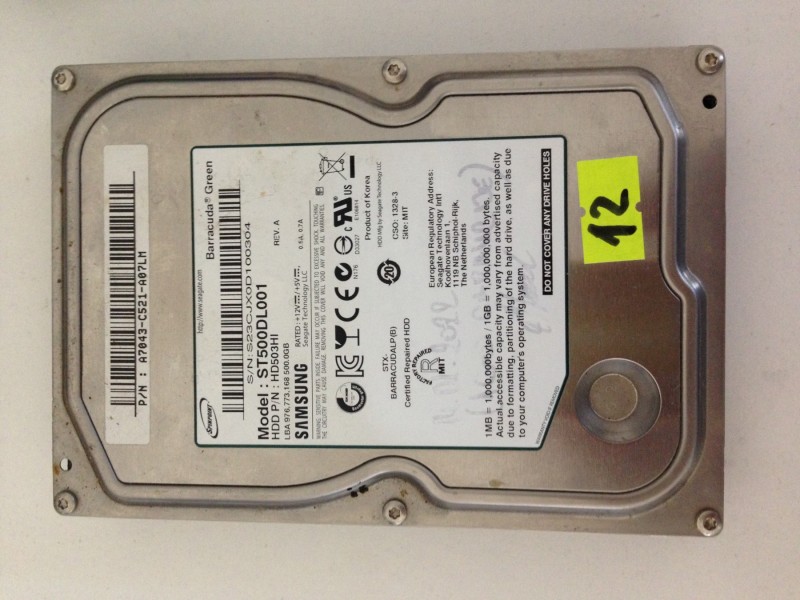 12.Samsung - 500 GB