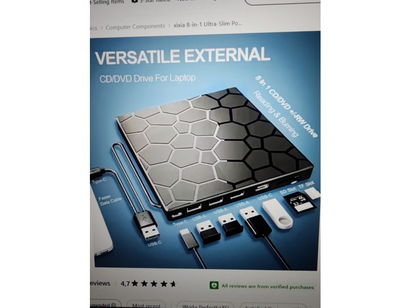 EKSTERNI CD-DVD DRIVE (NOVO)