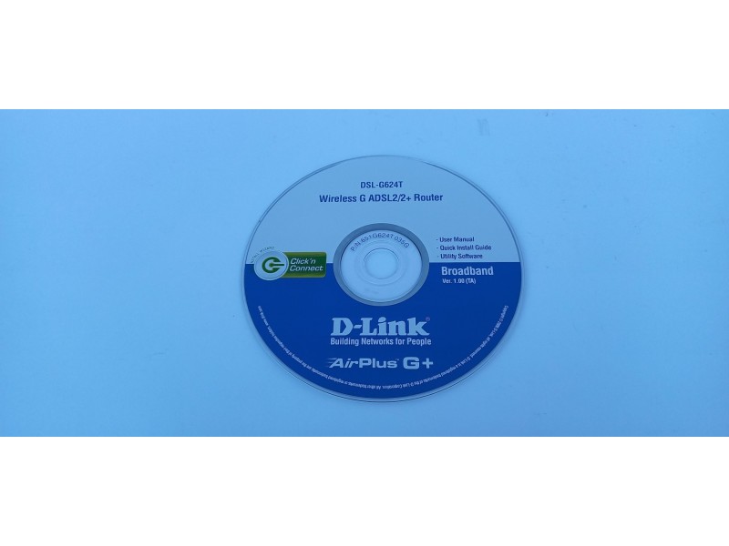 Wireless Ruter D-Link DSL-G624T CD