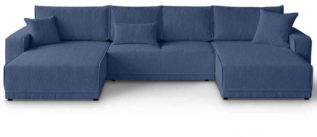 Primo U Poso 05 ugaona garnitura sa ležajem i prostorom za odlaganje 390x185x86 cm ugaona garnitura