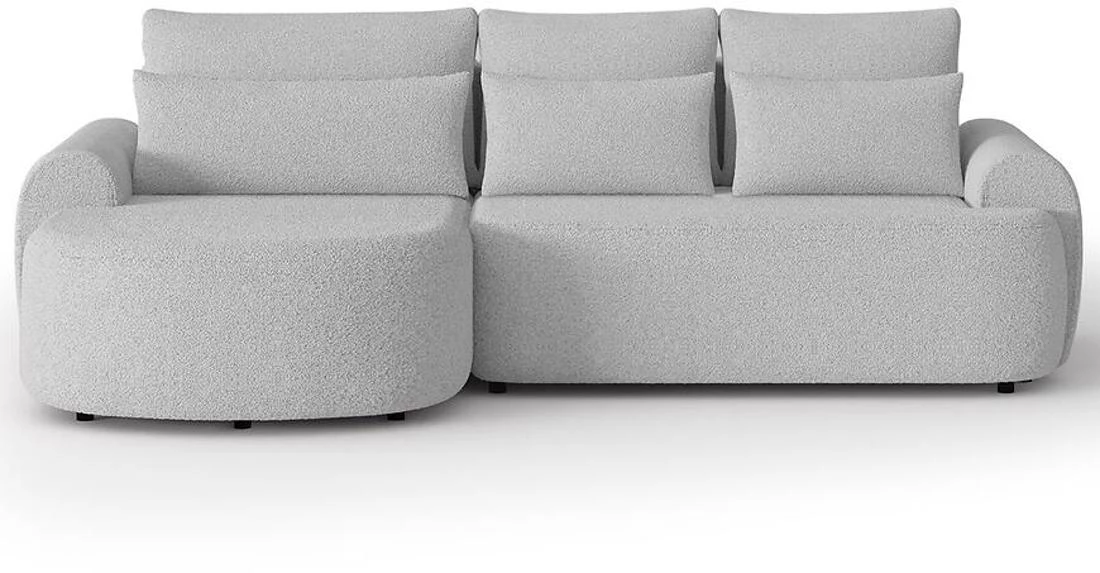 Olivio Premium L Catch Me 22 ugaona garnitura sa ležajem i prostorom za odlaganje 266x170x87 cm siv