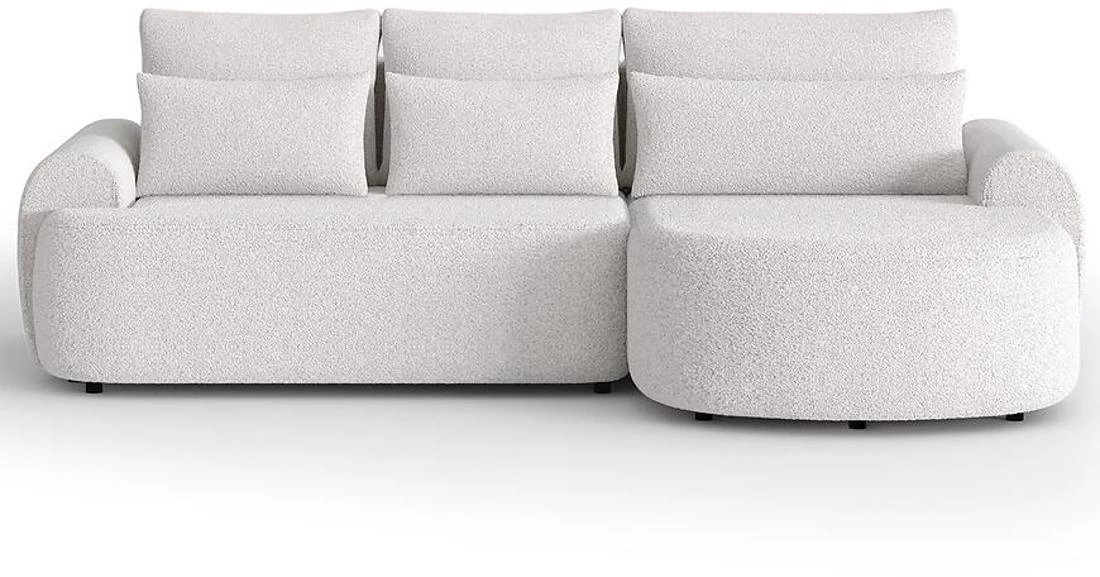 Olivio Premium L Catch Me 01 ugaona garnitura sa ležajem i prostorom za odlaganje 266x170x87 cm kre