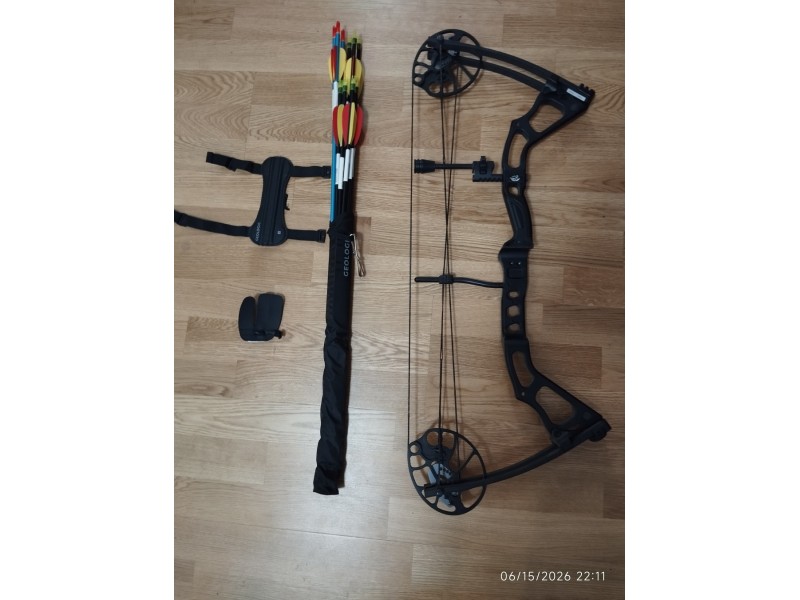Složeni luk Man Kung MK-CBA5BK "Thorns" + OPREMA