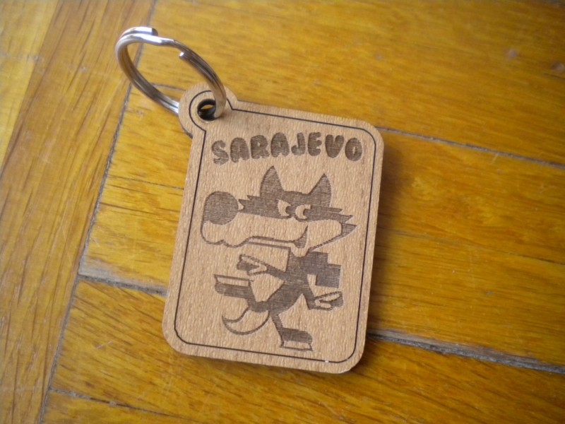 VUČKO SARAJEVO 84, privezak za kljuceve