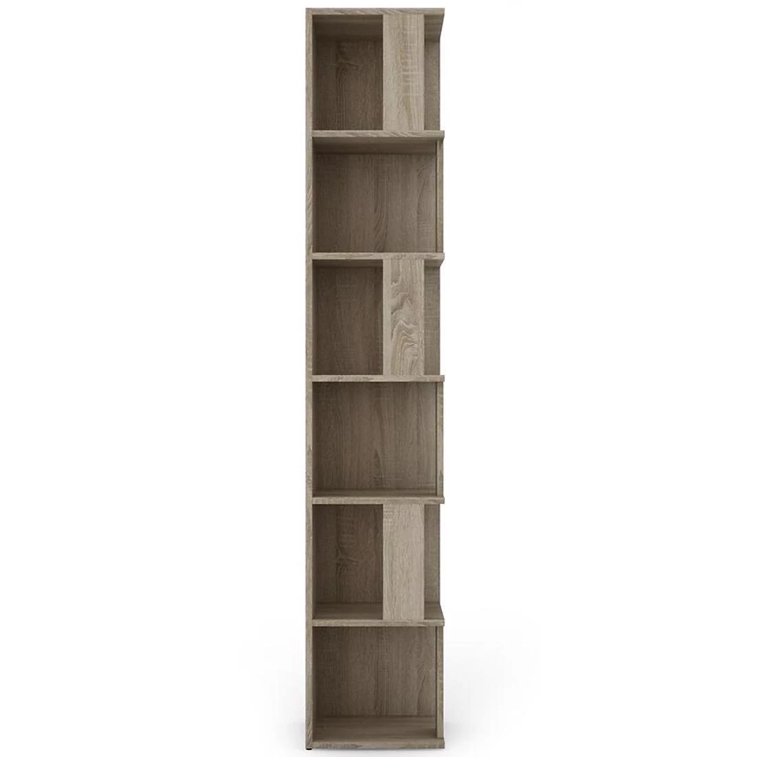 Tower polica za knjige 33,8x33,8x180,3 hrast
