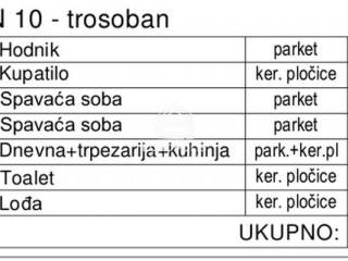 Jednosoban stan novo, treći sprat, Beograd