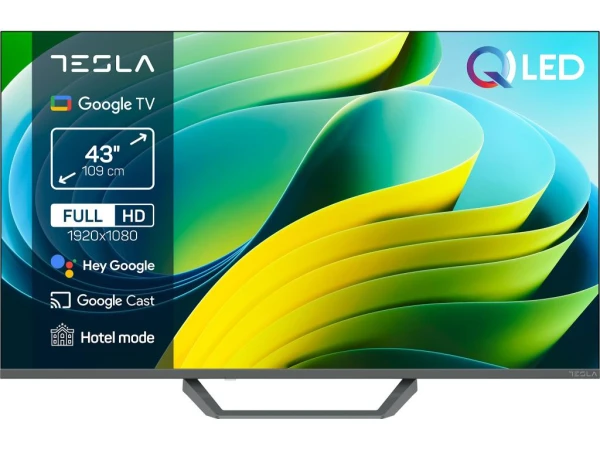Tesla Televizor Q43E665GFS QLED 43'' smart Google TV siva