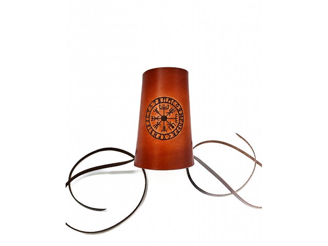 Kožna narukvica/brejser: VEGVISIR
