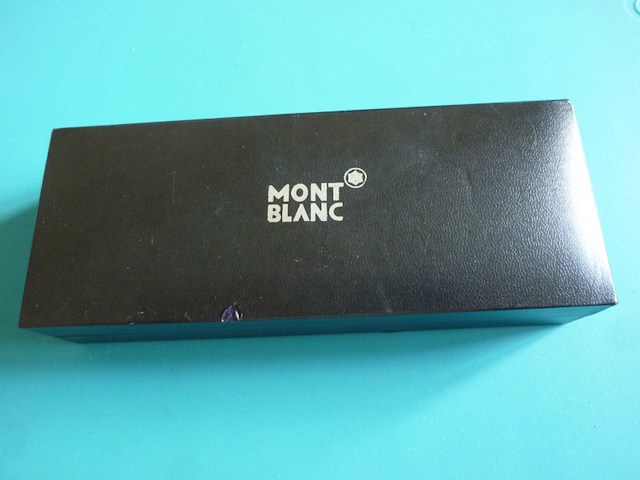Kutija od olovke sa natpisom Mont Blanc