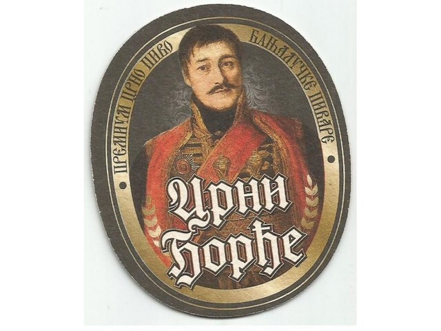 CRNI DJORDJE podmetac za pivo