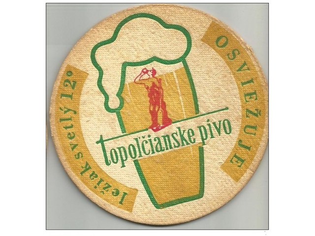 TOPOLCIANSKE PIVO stari podmetac