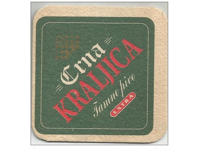 CRNA KRALJICA podmetac za pivo