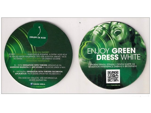 TUBORG podmetac za pivo