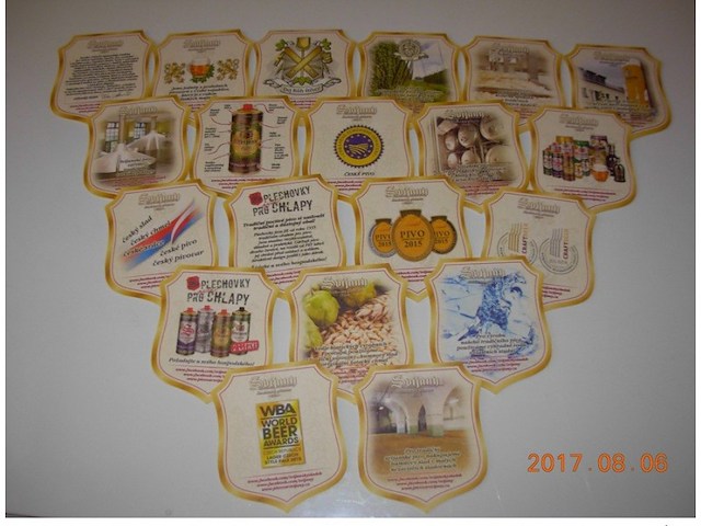 SVIJANI Ceska podmetaci za pivo 20 kom.