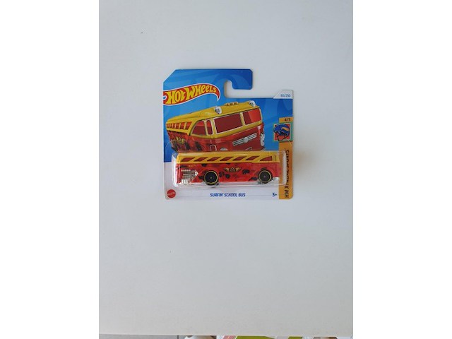 Hot wheels autic surfin school bus