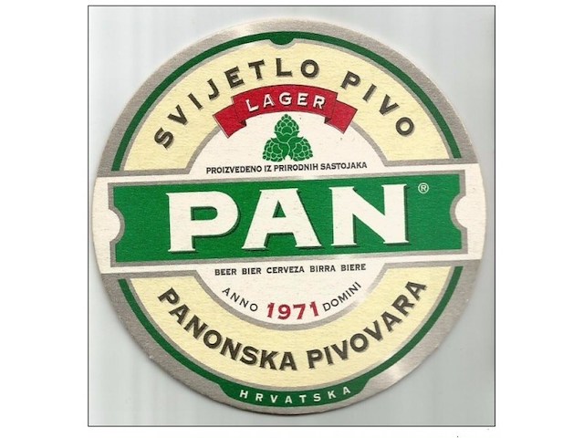 PAN podmetac za pivo
