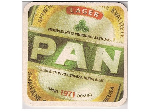 PAN podmetac za pivo