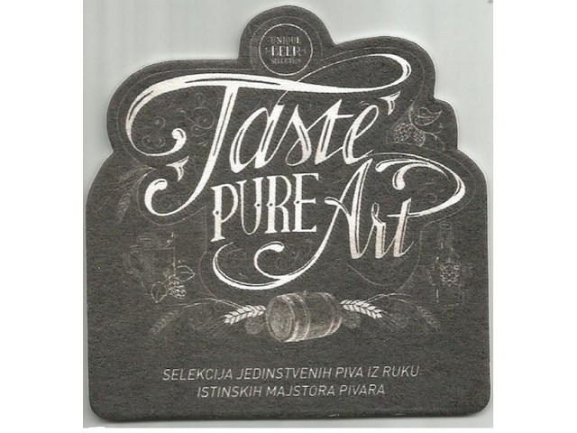 Taste Pure Art podmetac za pivo