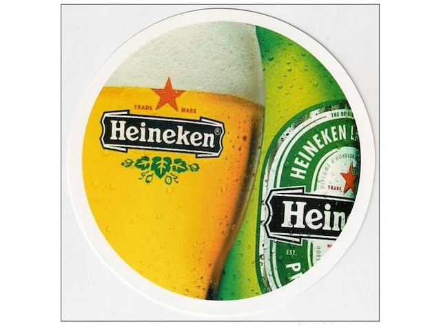 HEINEKEN papirni podmetac 16x16 cm