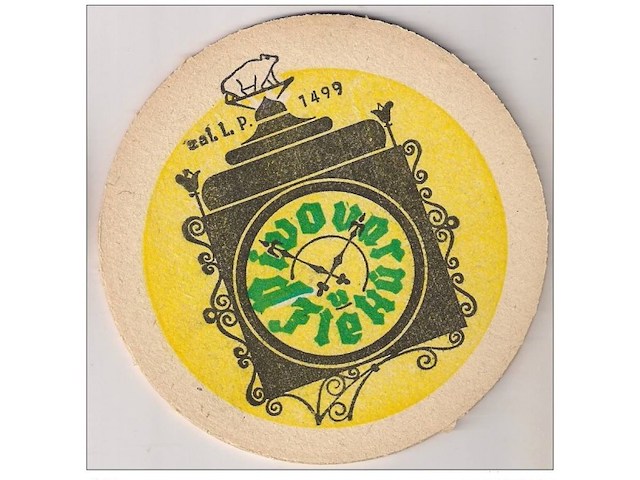 Pivovar Fleku podmetac za pivo