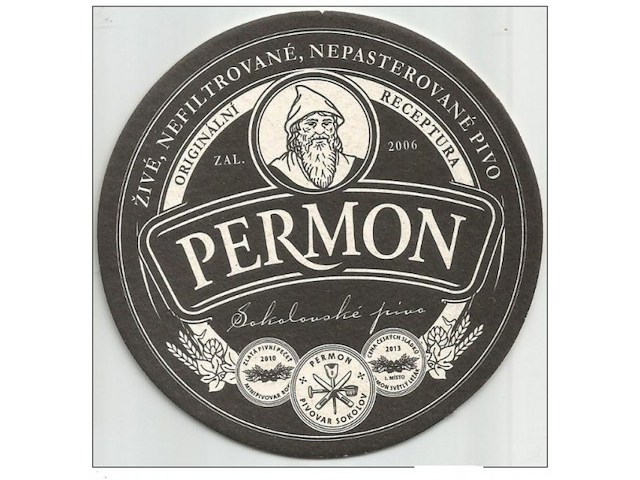 PERMON Microbrewery Sokolov podmetac za pivo