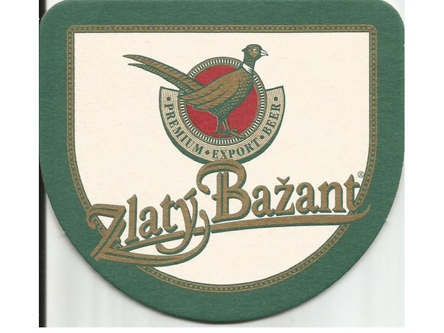 Zlaty Bazant  podmetac za pivo