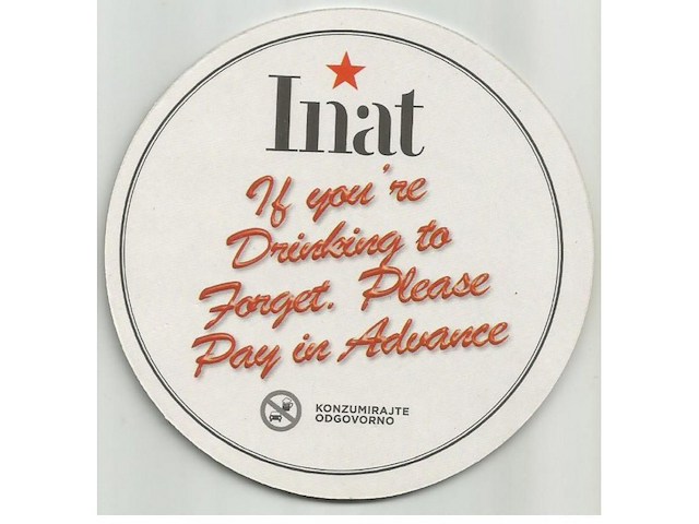INAT podmetac za pivo