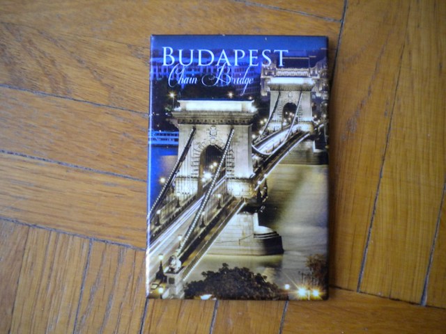 BUDIMPESTA lancani most BUDAPEST, magnet za frizider