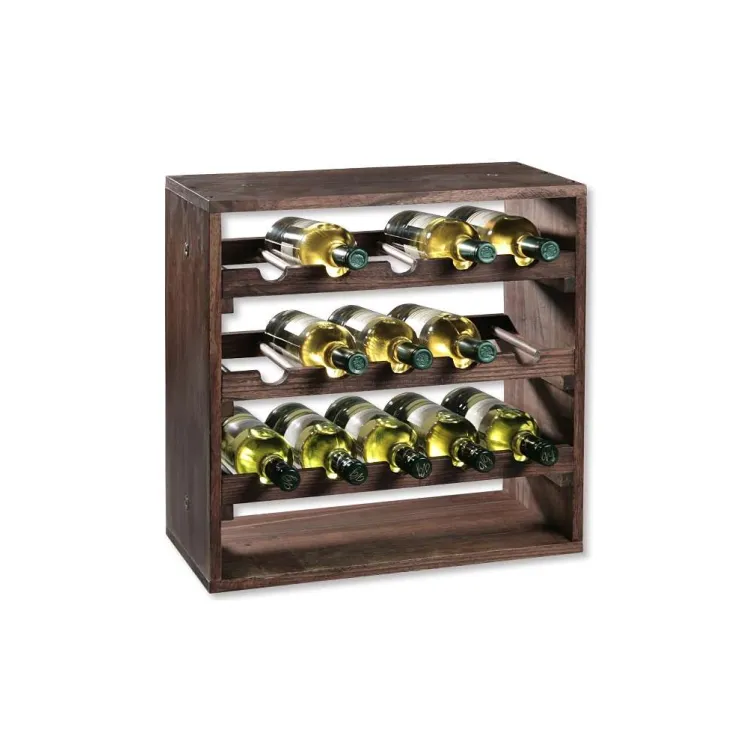 KESPER KSP69243 POLICA ZA VINO BOROVO DRVO FSC 15 FLAŠA 50X50Y28CM