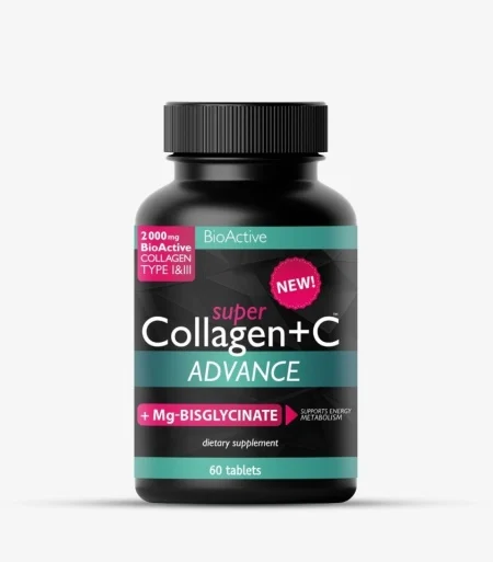 Super Collagen + C Advance + Mg bisglicinat 60 tableta