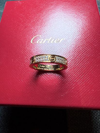 Cartier Love prsten sa cirkonima **SNIZEN**