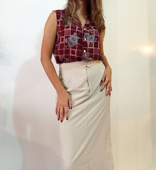 Bluza sa cvetnim dezenom