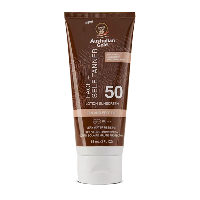 SPF 50 Face + Self tanner