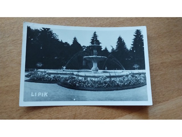 Lipik - Fontana - Hrvatska - Putovala 1939.g -