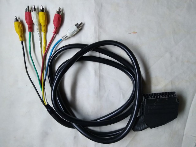 Video/Audio kabl skart/cinc 147 cm. kao nov.