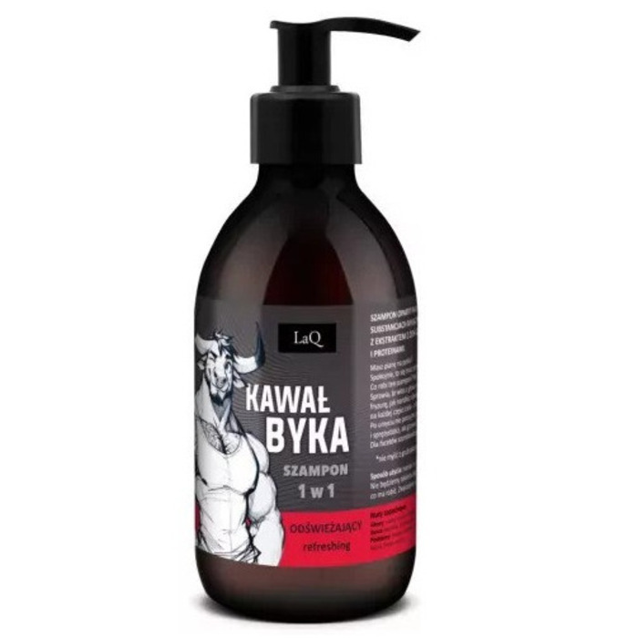 MUŠKI GEL ZA TUŠIRANJE SA PROTEINIMA I ŽENŠENOM – LAQ KAWAŁ BYKA 500 ML