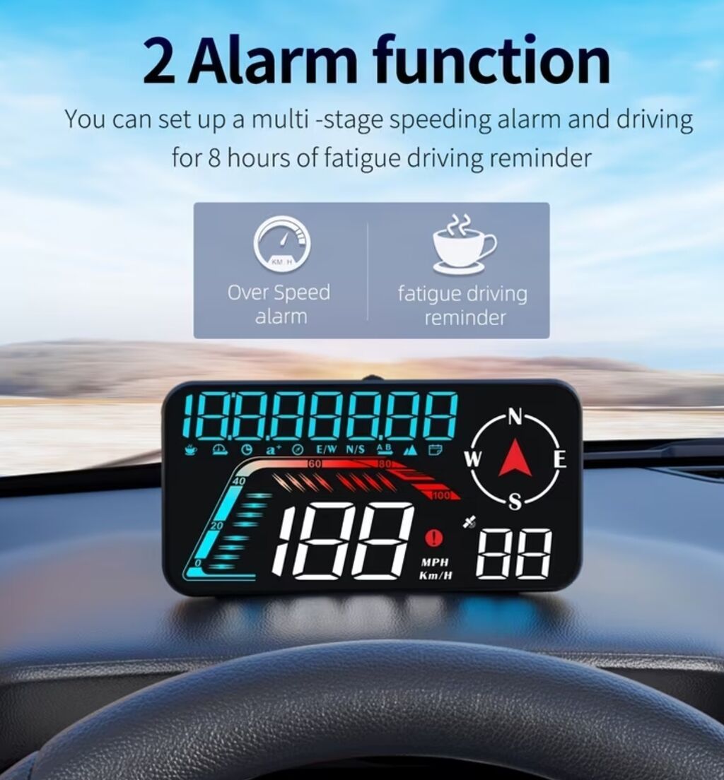 GPS HUD brzinomer za automobil – G12 Univerzalni GPS displej visoke
