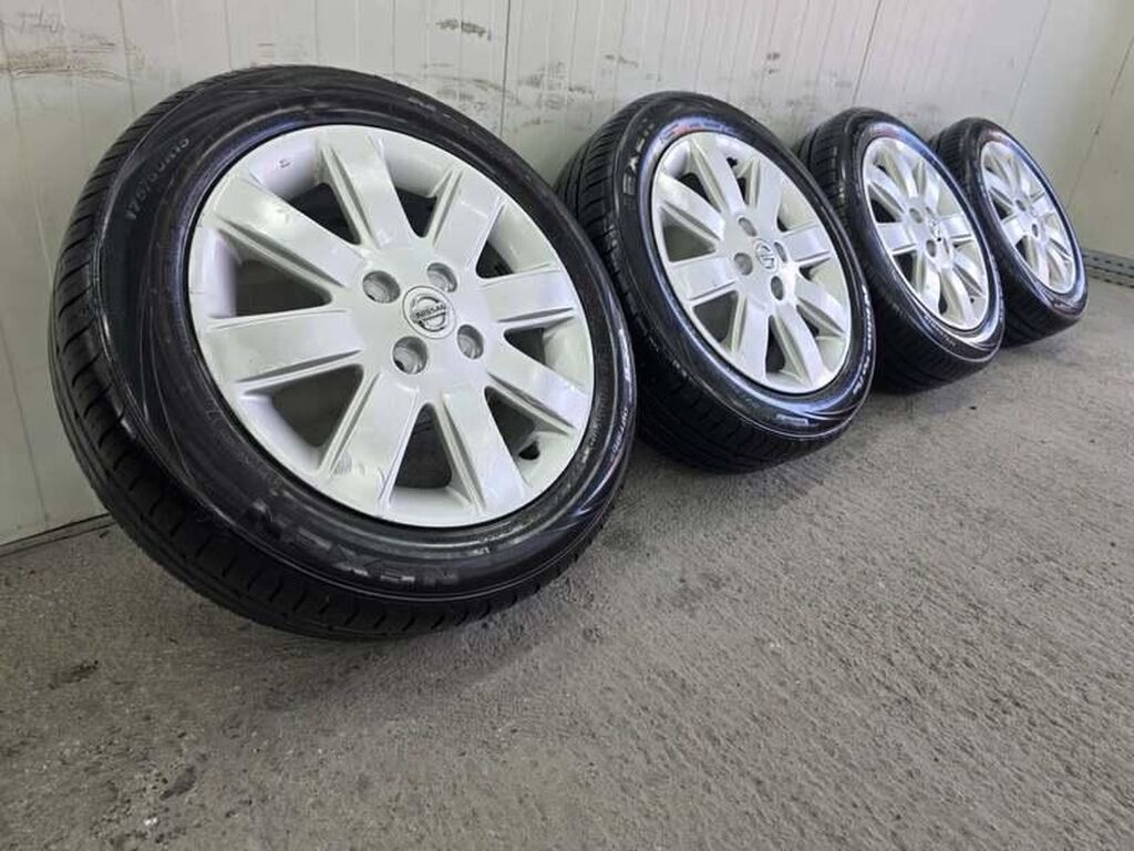 ALUMINIJUMSKE FELNE MICRA GUME NOVE 15 4 X 100 | Nissan Micra Alu